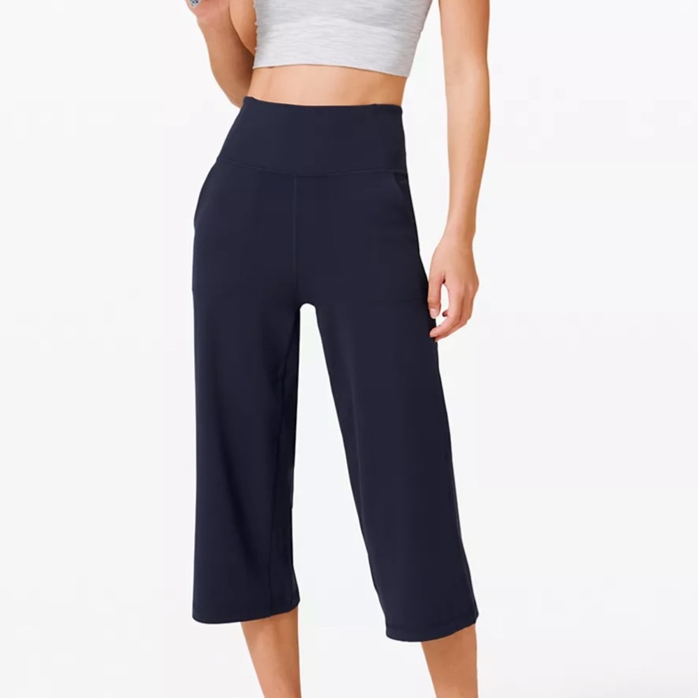 Lululemon Align Wide Leg Super-High-Rise Crop 23" - Gem